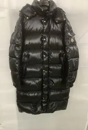 Moncler Hanoverian Logo Patch Quilted Coat