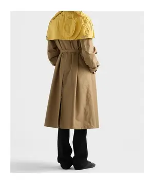 Prada Double-breasted Belted Coat