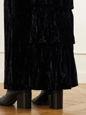 Anna Sui Velvet Maxi Skirt