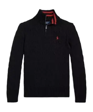 Polo Ralph Lauren Cable Knit Quarter-zip Jumper