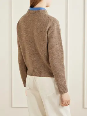 RÓHE Mélange Wool-blend Sweater