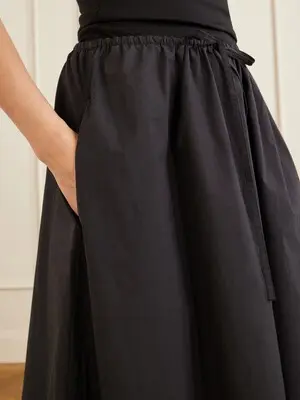 Matteau Organic Cotton-poplin Midi Skirt