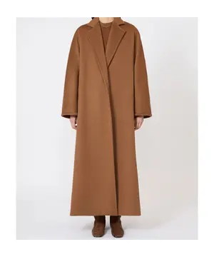 Max Mara Long Cashmere Coat - Camel