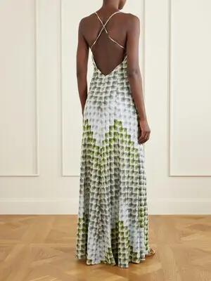Missoni Metallic Crochet-knit Maxi Dress