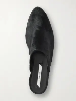 CHRISTEN Calf Hair Slip-ons