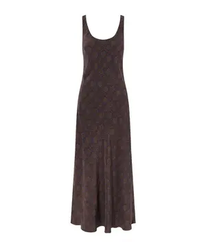 Matteau Printed Silk-crepe Maxi Dress - No