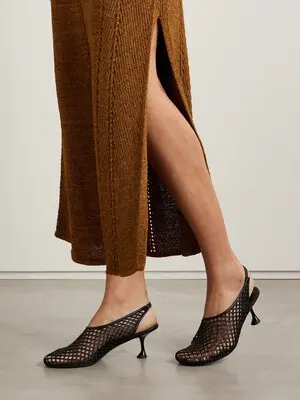 Proenza Schouler Mesh Leather High Heels