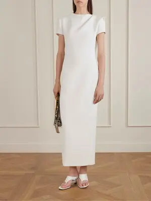 Khaite Minimalist Snake-print Clutch