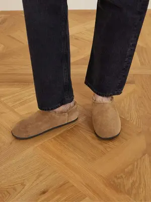 CHRISTEN Suede Slippers