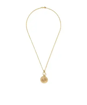 DIANE KORDAS Sun Nomad 14-karat Gold Pendant Necklace