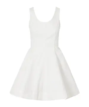 Brandon Maxwell Poppy Cotton-poplin Mini Dress - No