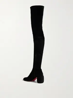 CHRISTIAN LOUBOUTIN Suede Over-the-knee Boots