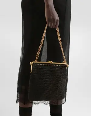Dolce & Gabbana Dina Shoulder And Crossbody Bag In Crochet Cotton