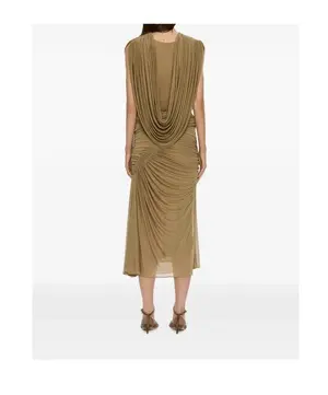 Christopher Esber Orion Ruched Midi Skirt
