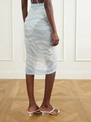 Emilio Pucci Printed Cotton-voile Pareo