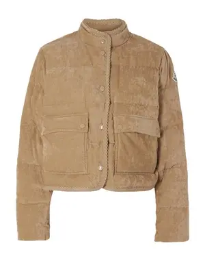 Moncler Essarts Ricrac-trimmed Quilted Down Jacket