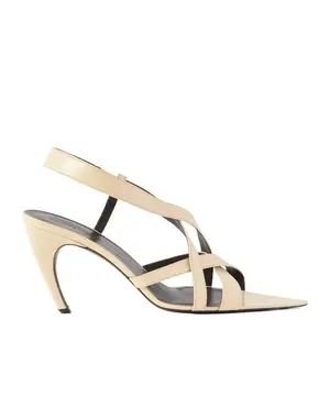 Khaite Retro-style Leather Sandals - No