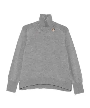 Fabiana Filippi Embellished High-neck Sweater - No
