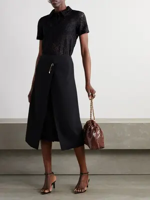 Proenza Schouler Floral Lace Shirt