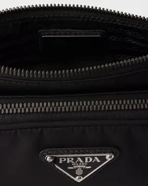Prada Re-nylon And Saffiano Leather Shoulder Bag