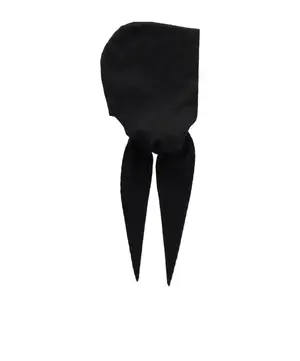 Nour Hammour Cashmere Head Scarf - Black