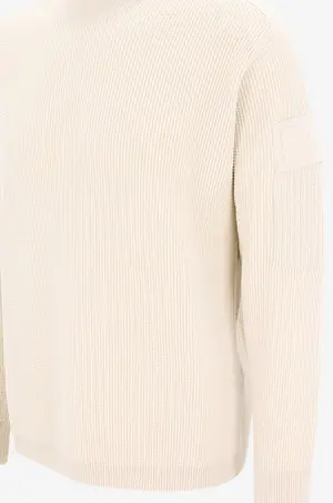 C.P. COMPANY Crew-neck Pullover - Eggshell