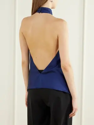 Stella McCartney Halterneck Satin Blouse