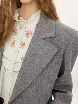 Chloé Structured Cape-detail Blazer