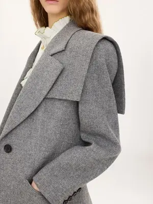 Chloé Structured Cape-detail Blazer
