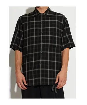 SONG FOR THE MUTE Plaid Short-sleeved Shirt