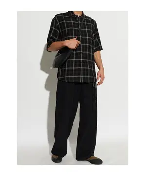 SONG FOR THE MUTE Plaid Short-sleeved Shirt