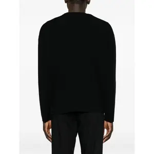 ROBERTO COLLINA Henley Rib Knit Sweater