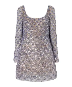 Oscar De La Renta Crystal-embellished Mini Dress - No