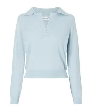 Oscar De La Renta Wool Polo Sweater - No