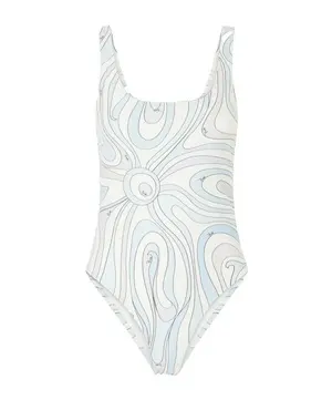 Emilio Pucci Printed Swimsuit - Blue