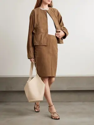 ST. AGNI Casual Leather Jacket