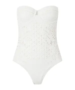 Zimmermann Indra Embroidered Swimsuit - No