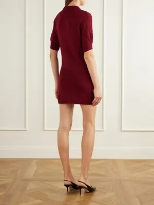 Alessandra Rich Open-knit Wool Polo Shirt