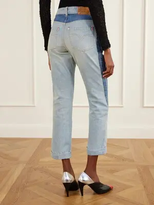 Isabel Marant Étoile Cropped Mid-rise Straight-leg Jeans