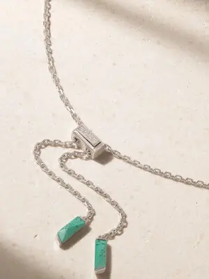 GARRARD 18-karat White Gold Diamond Necklace