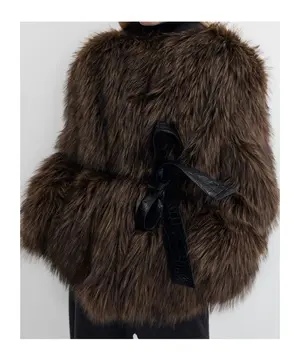 Magda Butrym Faux-fur Belted Jacket