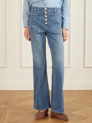 Ulla Johnson Vintage High-waist Flare Jeans