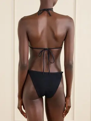 Hunza G Naomi Ruffled Original Crinkle Bikini
