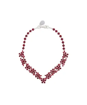 Simone Rocha Silver-tone Crystal Necklace - No