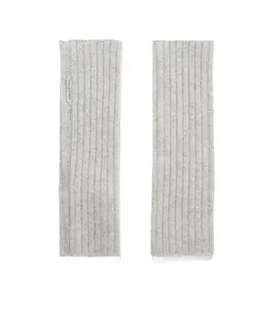 YVES SALOMON Ribbed Cashmere Fingerless Mittens - No