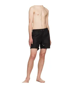 Amiri Logo-patch Drawstring Swim Shorts