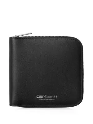 Carhartt Work In Progress Logo-print Zip-around Wallet - Black