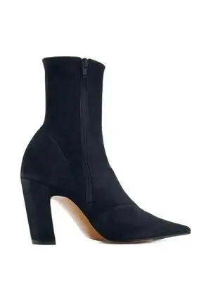 Khaite Nevada Suede Ankle Boots