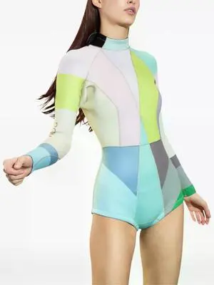 Cynthia Rowley Colorblock Wetsuit - Blue