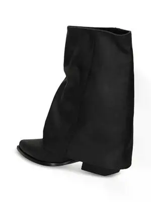 Elena Iachi Stud-embellished Pointed-toe Boots